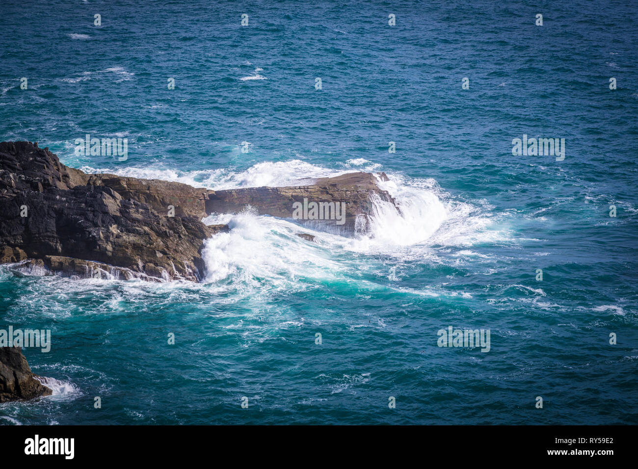 Mizen Head Cliffs and Lighthouse Museum Stock Photo - Alamy