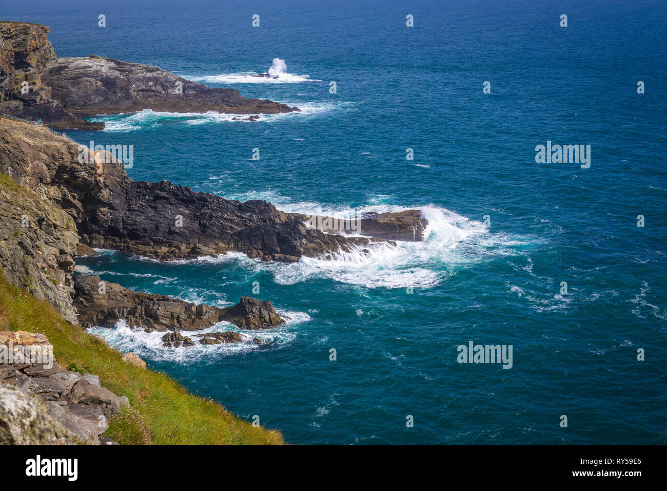 Mizen Head Cliffs and Lighthouse Museum Stock Photo - Alamy