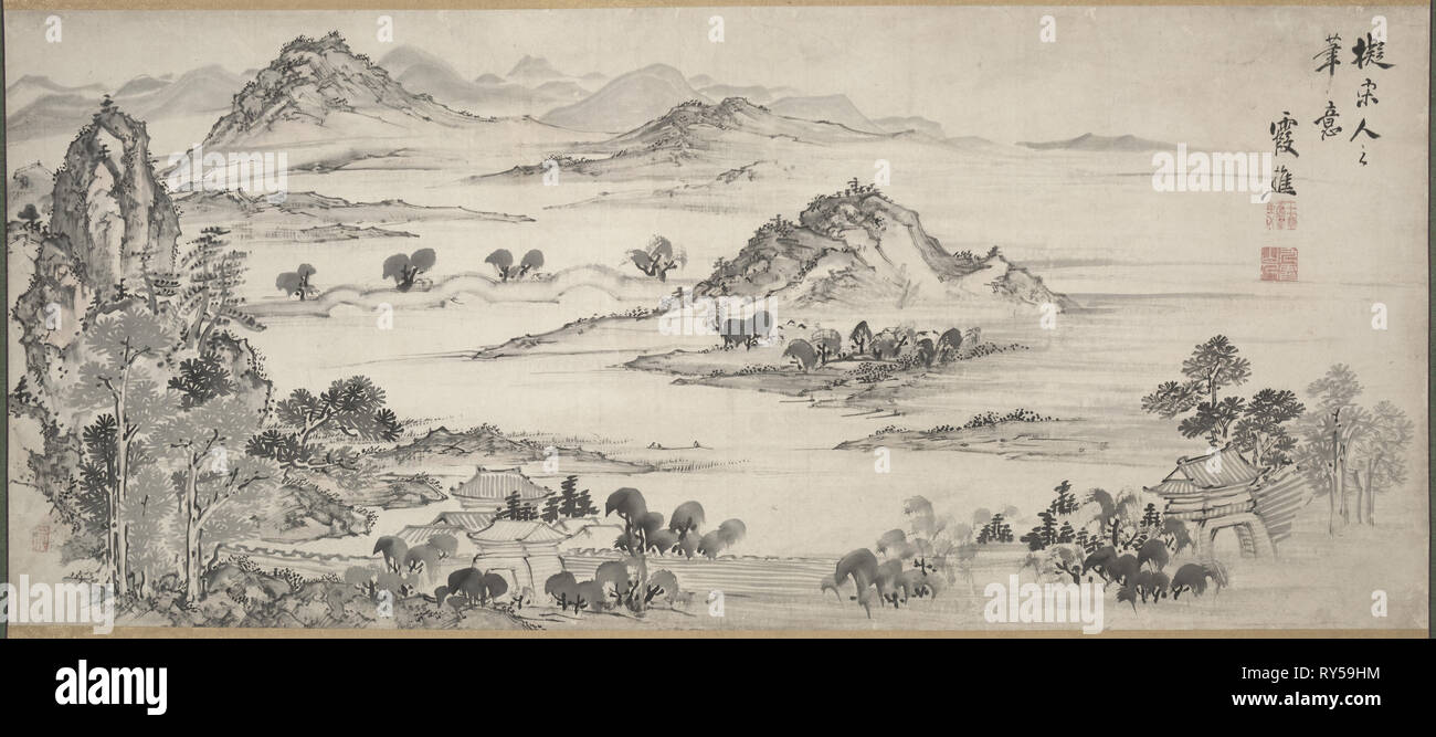 Japanese ink painting 1700s hi-res stock photography and images - Alamy