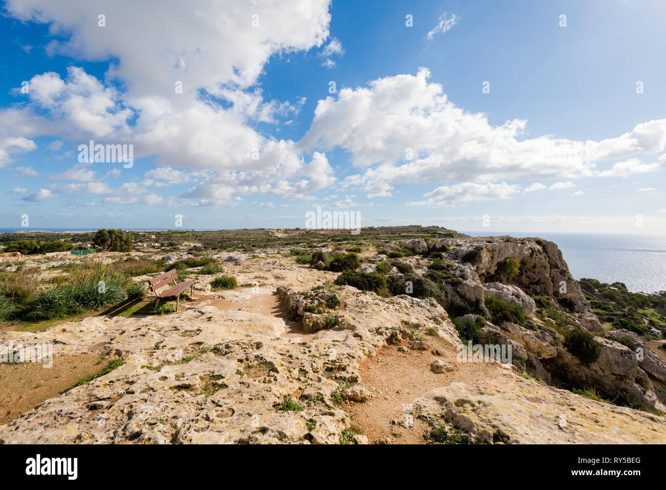 Dingli cliffs on malta hi-res stock photography and images - Alamy