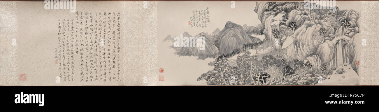 Dream Journey to Mt. Tiantai, 1814. Qian Du (Chinese, 1763-1844 ...