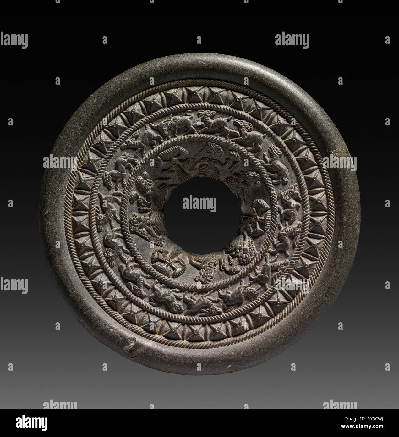 Ringstone, 200s BC. India, Maurya Period, 3rd Century BC. Steatite ...
