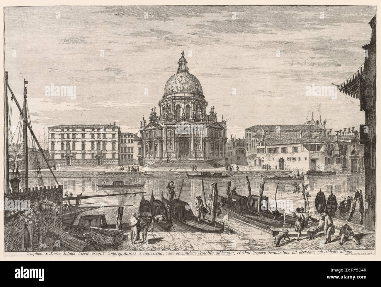 Views of Venice: S. M. Della Salute, 1741. Michele Marieschi (Italian ...