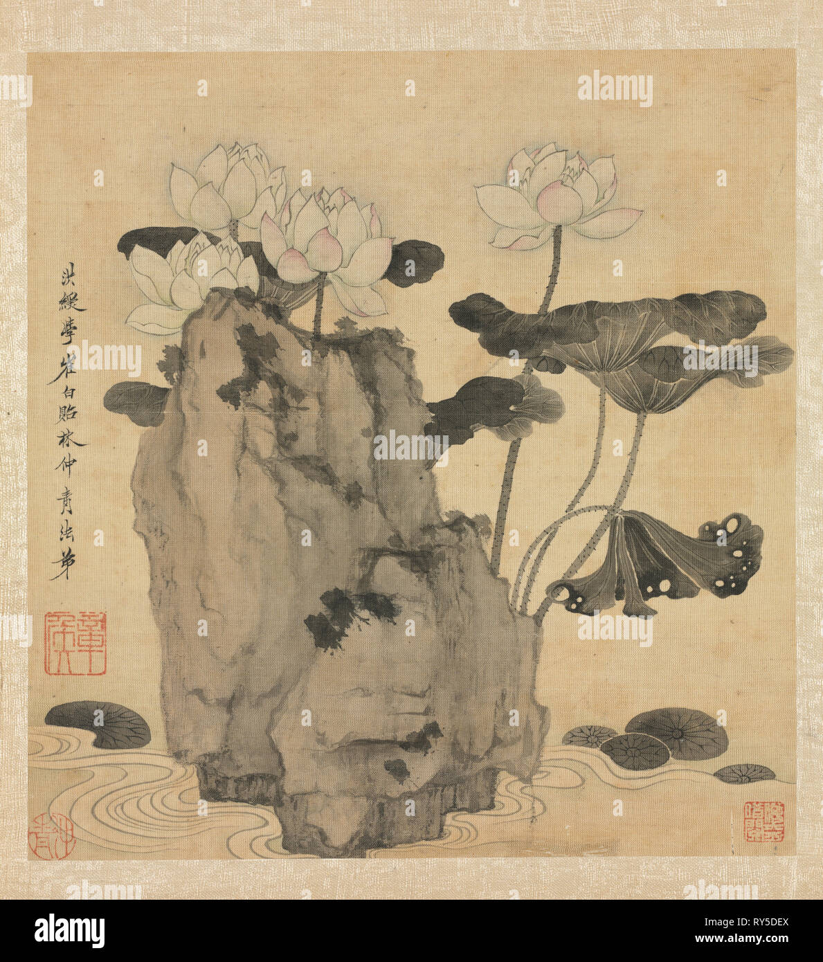 Chen hongshou lotus hi-res stock photography and images - Alamy