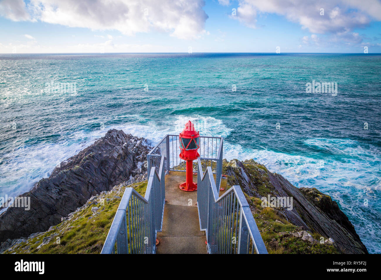 Mizen Head Cliffs and Lighthouse Museum Stock Photo - Alamy