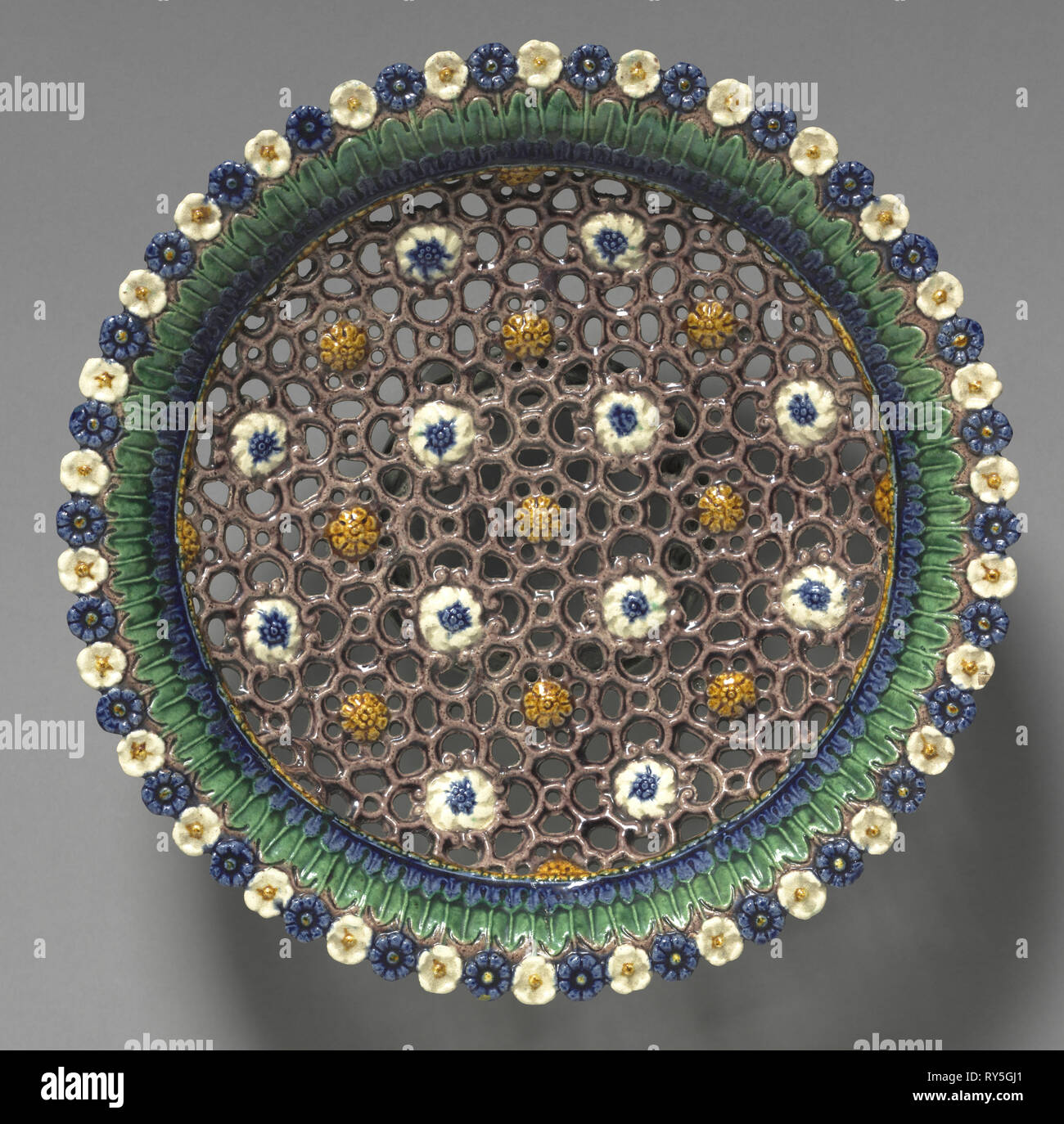 Dish with Open Work, late 1500s. Circle of Bernard Palissy (French ...