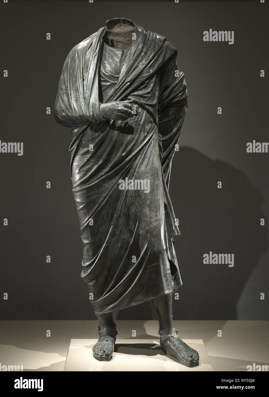 Hollow cast in several pieces and joined hi-res stock photography and ...