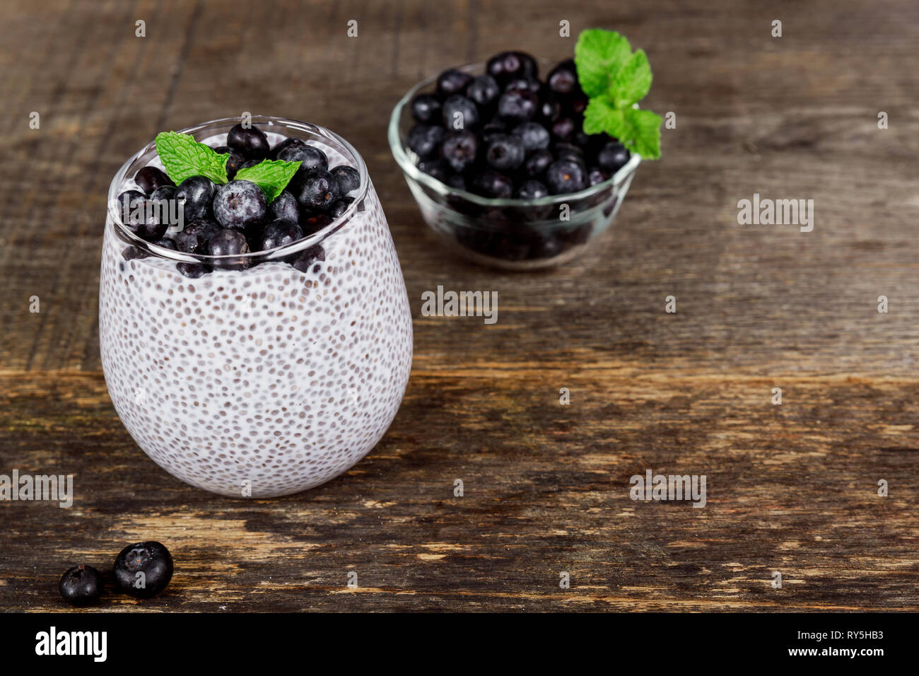 Healthy chia coconut pudding hi-res stock photography and images - Alamy