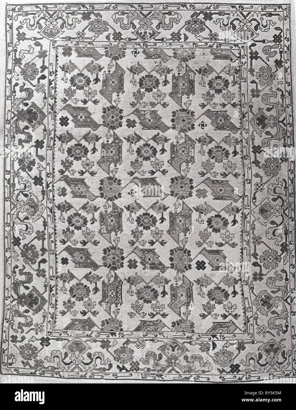 Imitation Bird Carpet. Romania. Date: 1901-1925. Dimensions: . Origin ...