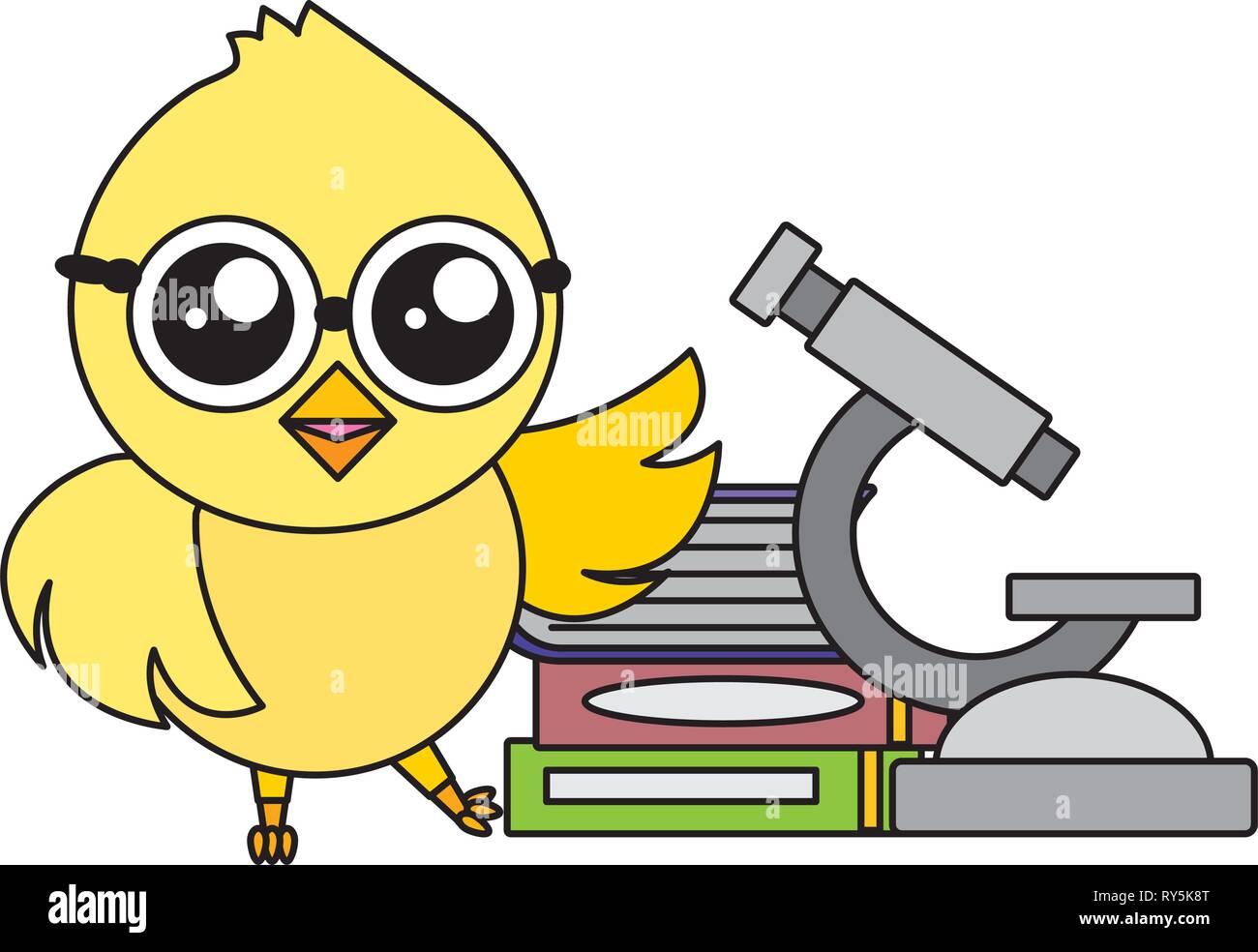 cute chick science Stock Vector Image & Art - Alamy