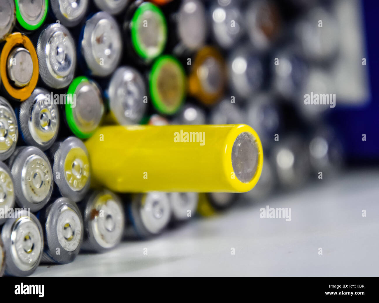Two aa rechargeable batteries hi-res stock photography and images - Alamy