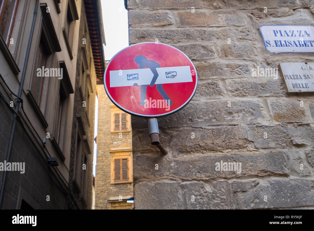 Traffic signs florence hi-res stock photography and images - Alamy