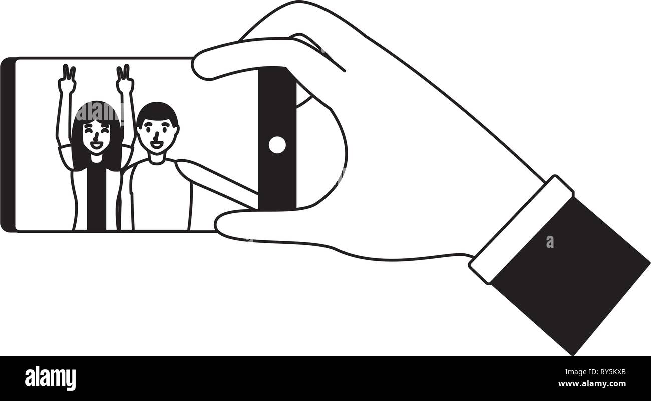 Cartoon Selfie High Resolution Stock Photography and Images - Alamy