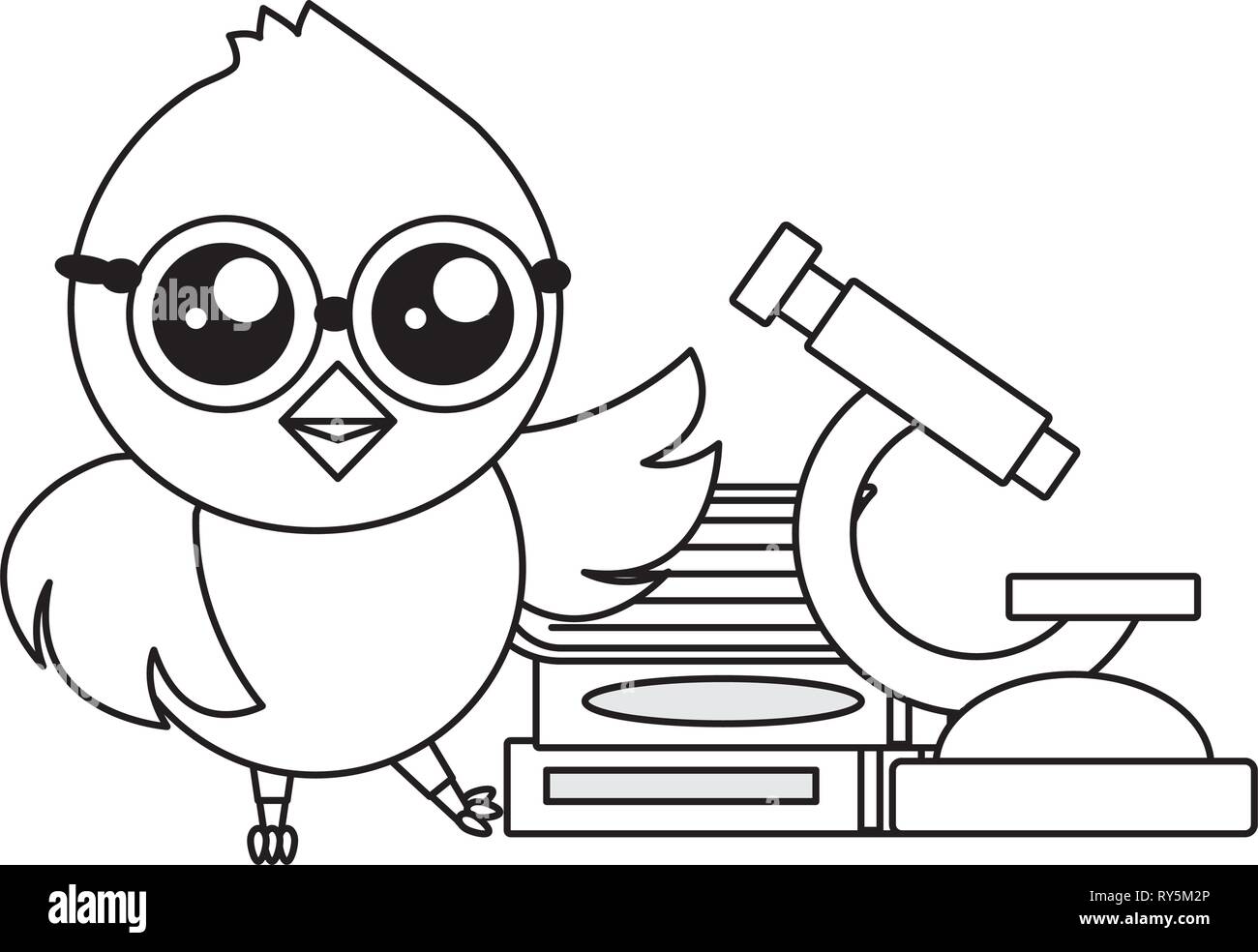 cute chick science Stock Vector Image & Art - Alamy