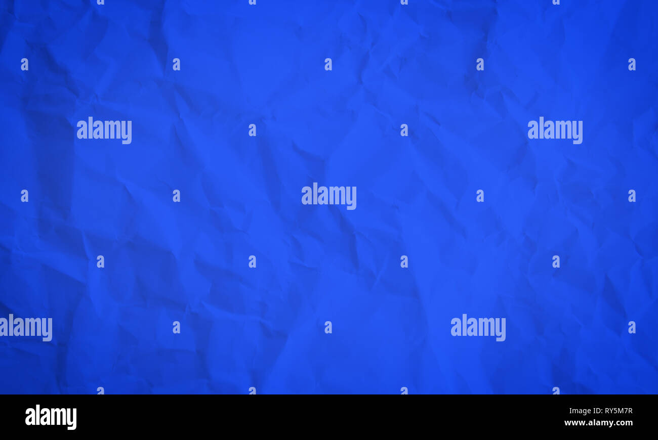 Crumpled Paper Blue Abstract Background Stock Photo - Alamy