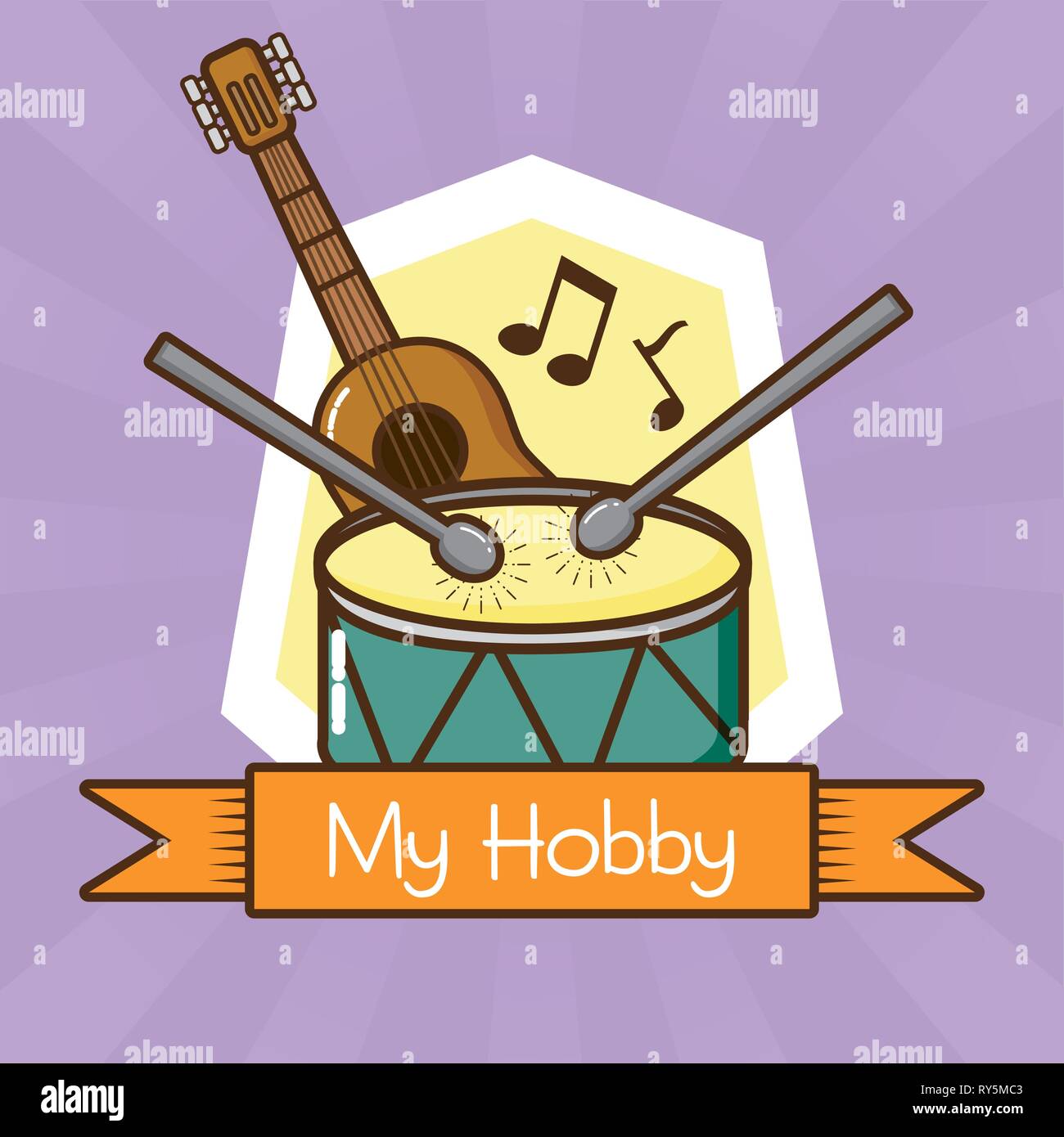 Happiness hobby fun lifestyle Stock Vector Images - Alamy