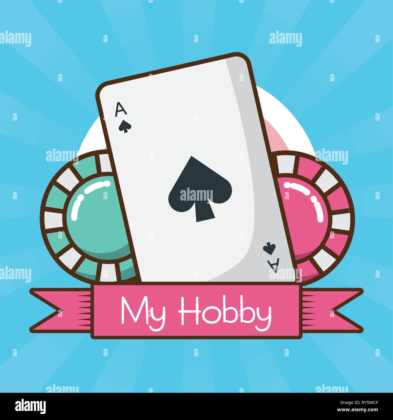 Hobbies togetherness Stock Vector Images - Alamy
