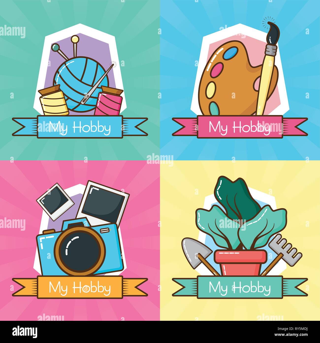 My Hobby Related Stock Vector Image And Art Alamy