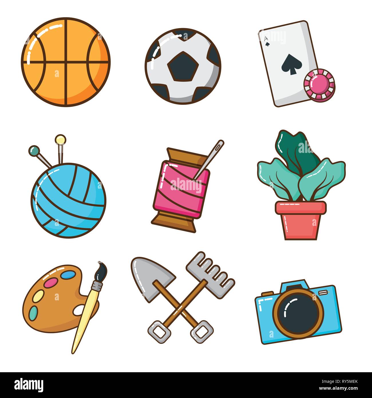 my hobby related Stock Vector Image & Art - Alamy