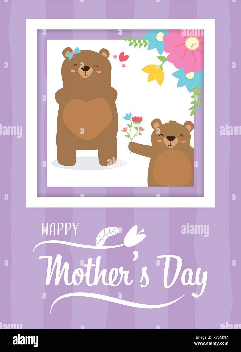 happy mothers day Stock Vector Image & Art - Alamy