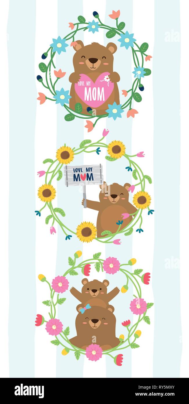 Bunny, cute, flowers not easter Cut Out Stock Images & Pictures - Alamy