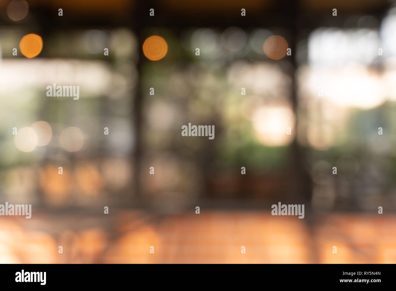 Blur cafe coffee with bokeh background Stock Photo - Alamy