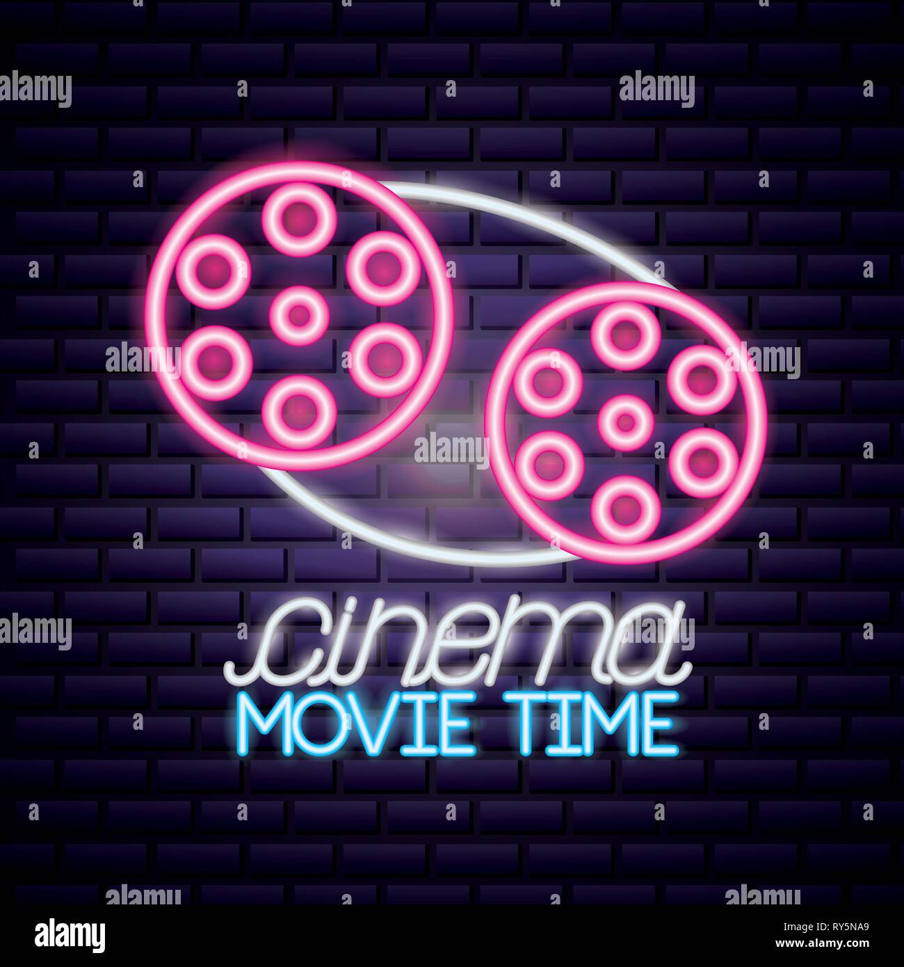 Light show night time Stock Vector Images - Alamy