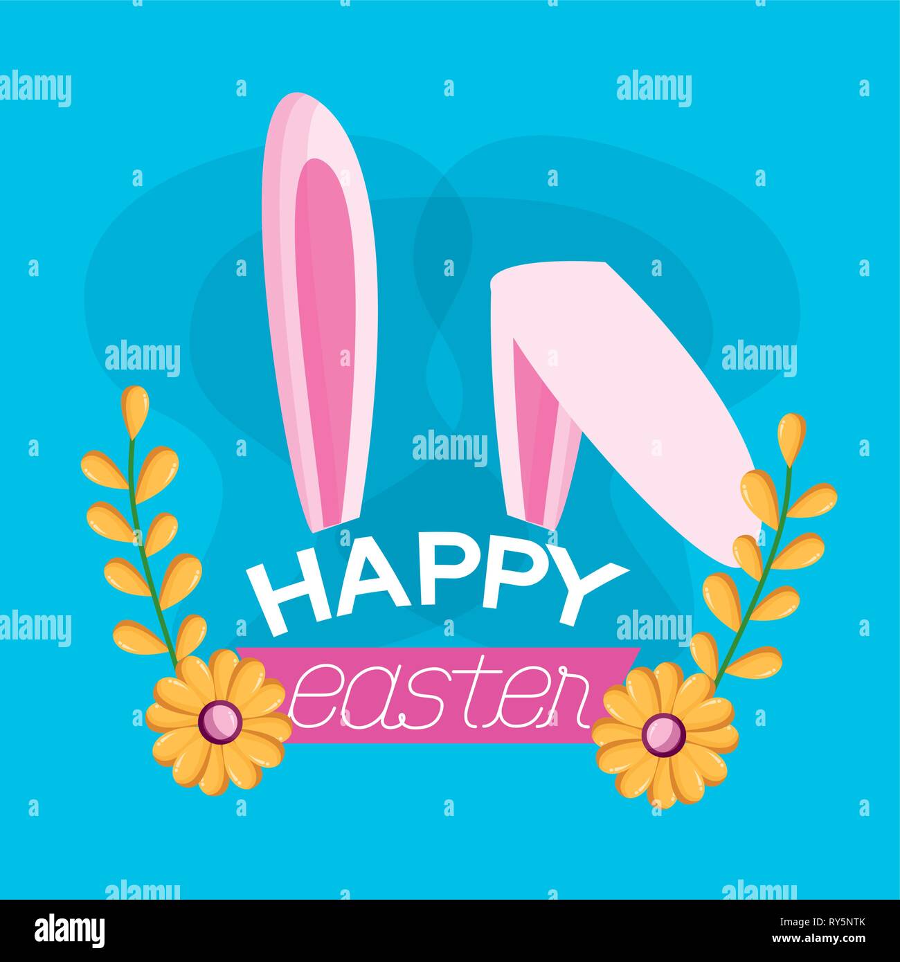 happy easter celebration Stock Vector Image & Art - Alamy