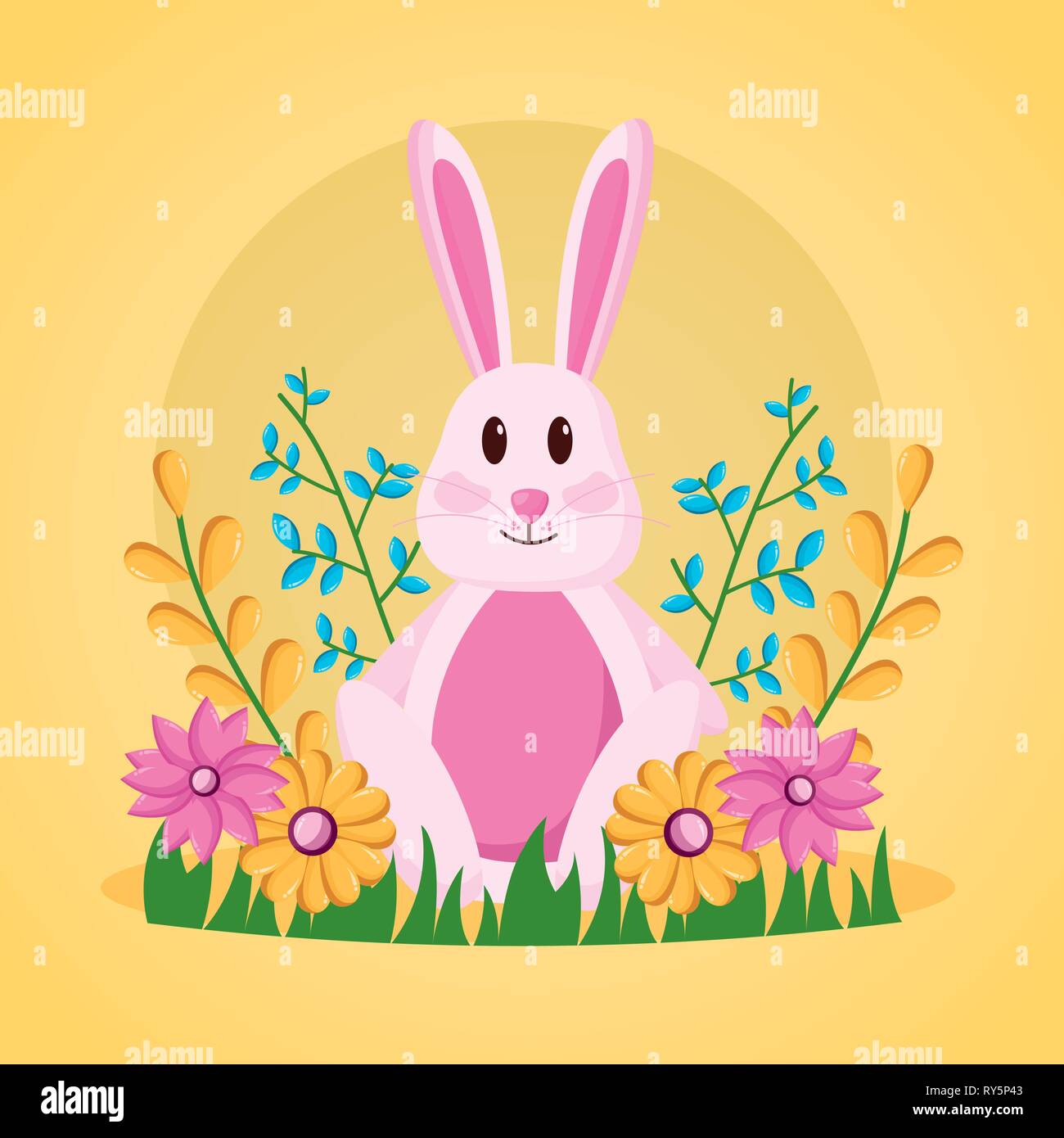 Rabbit Flowers Stock Photos & Rabbit Flowers Stock Images - Alamy