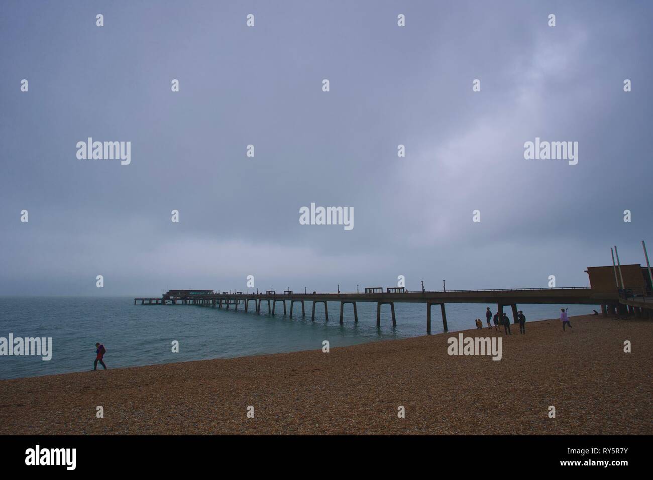 Deal Pier, Deal, Kent, England Stock Photo - Alamy