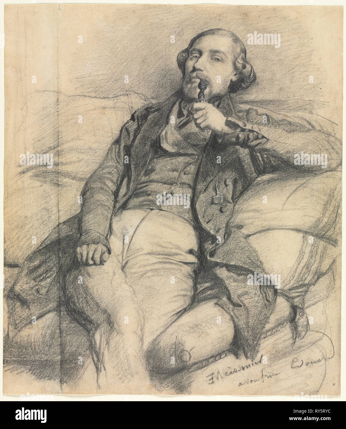 French man smoking hi-res stock photography and images - Alamy