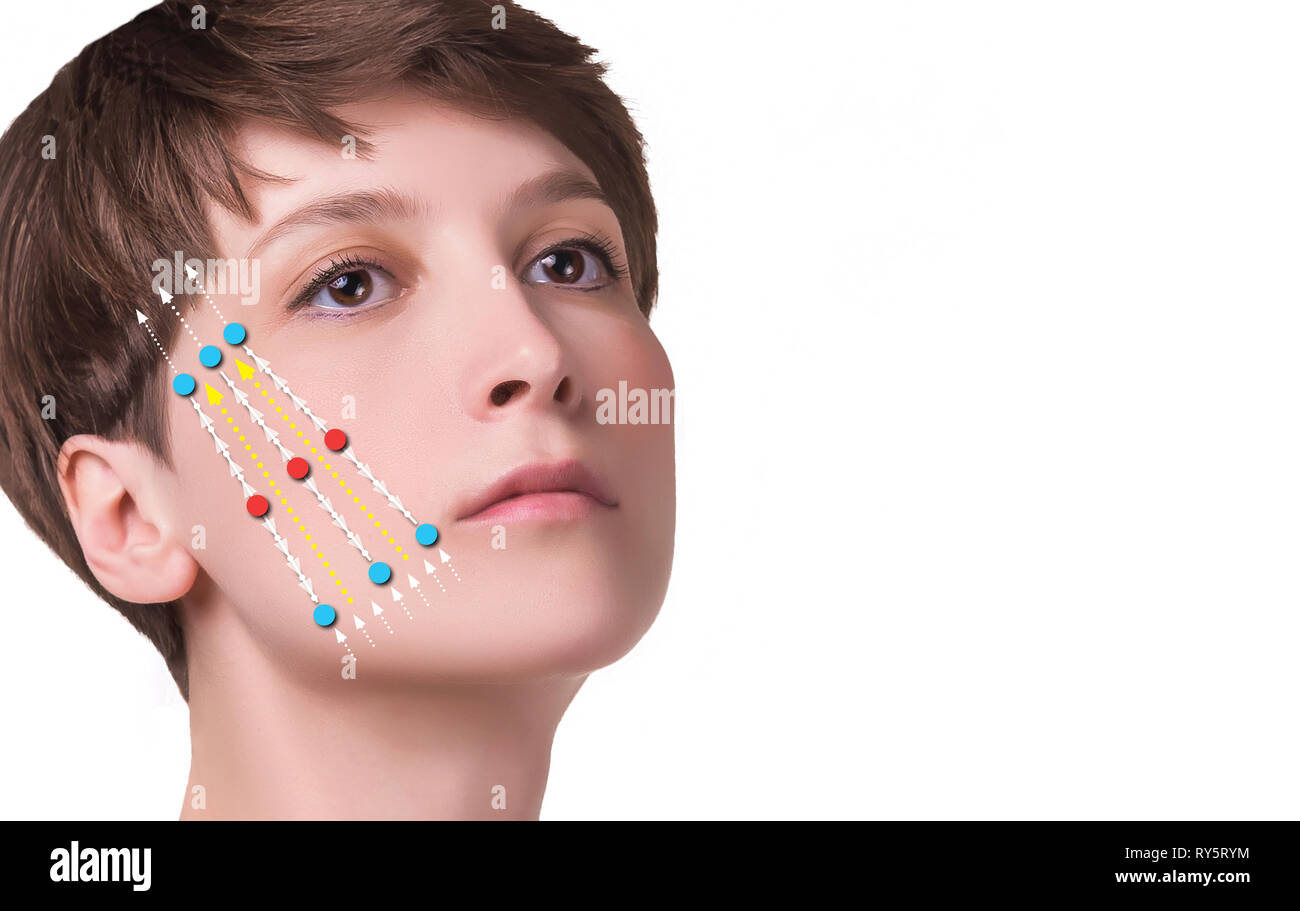 Young female with clean fresh skin Stock Photo - Alamy