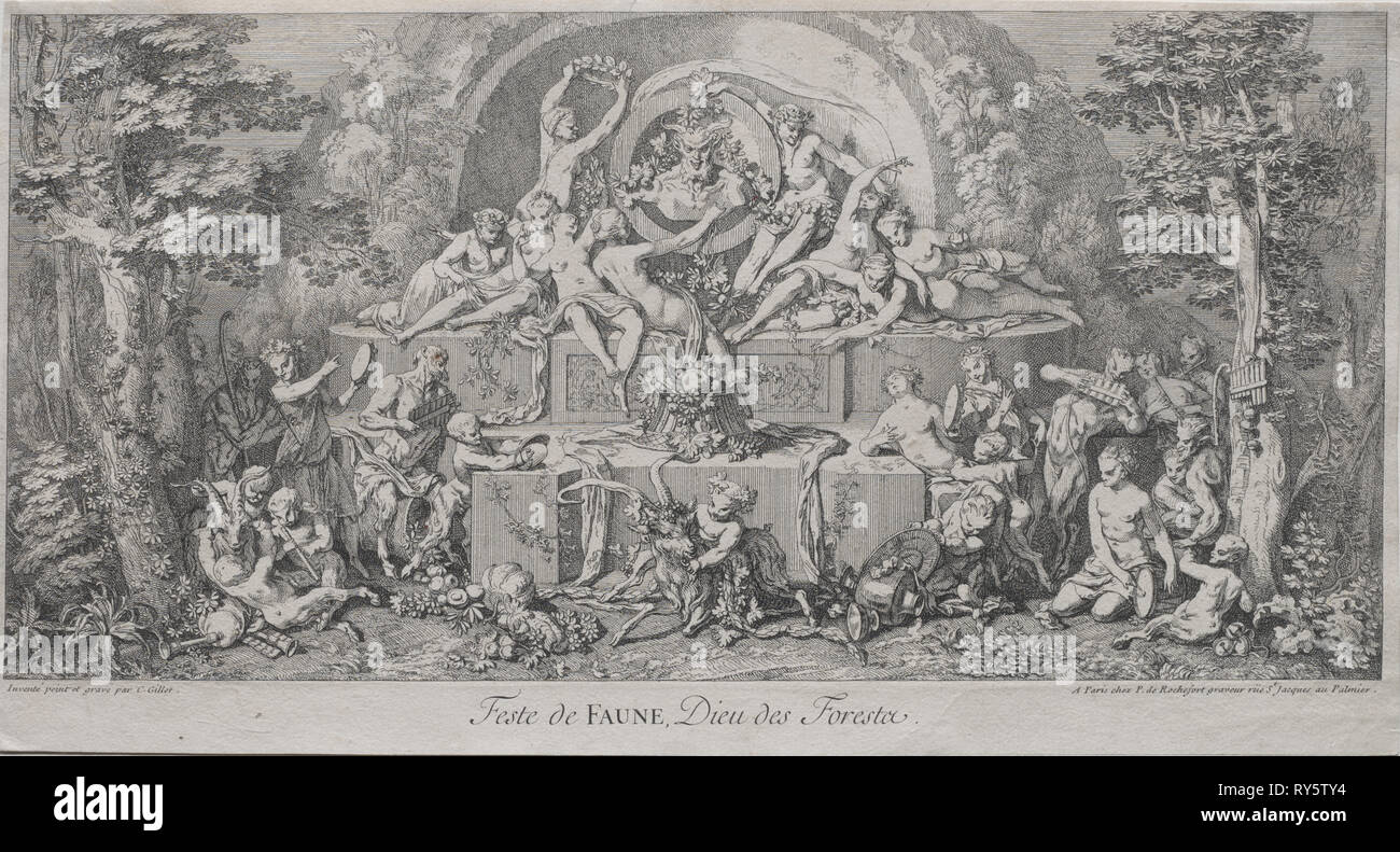 The Four Festivals: Festival of Faune. Claude Gillot (French, 1673-1722 ...