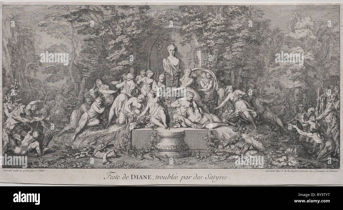 The Four Festivals. Claude Gillot (French, 1673-1722). Etching and ...