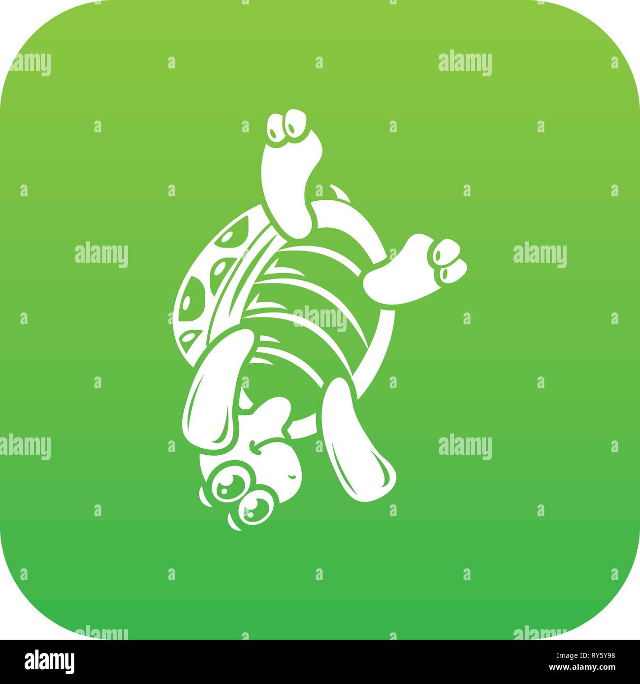 Turtle on head icon, simple style Stock Vector Image & Art - Alamy