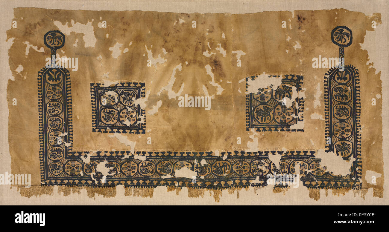 Lower Section of a Tunic, 400s. Egypt, Byzantine period, 5th century ...