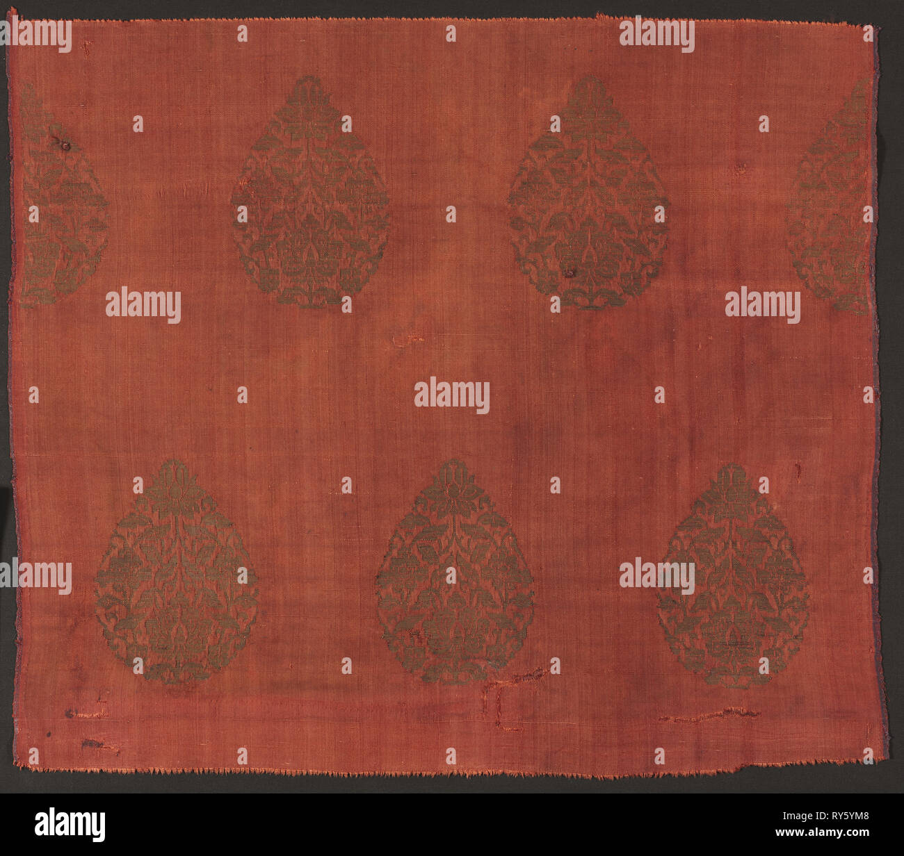 Brocade with Lotus Flowers, 1200s-mid 1300s. China, Northern, Mongol ...