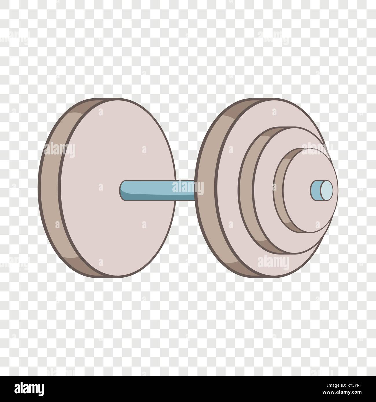 Heavy dumbbell icon, cartoon style Stock Vector Image & Art - Alamy