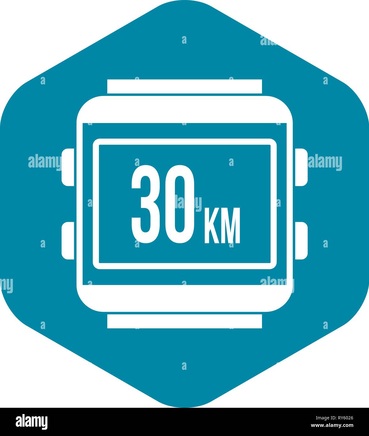 Speedometer bike icon, simple style Stock Vector Image & Art - Alamy