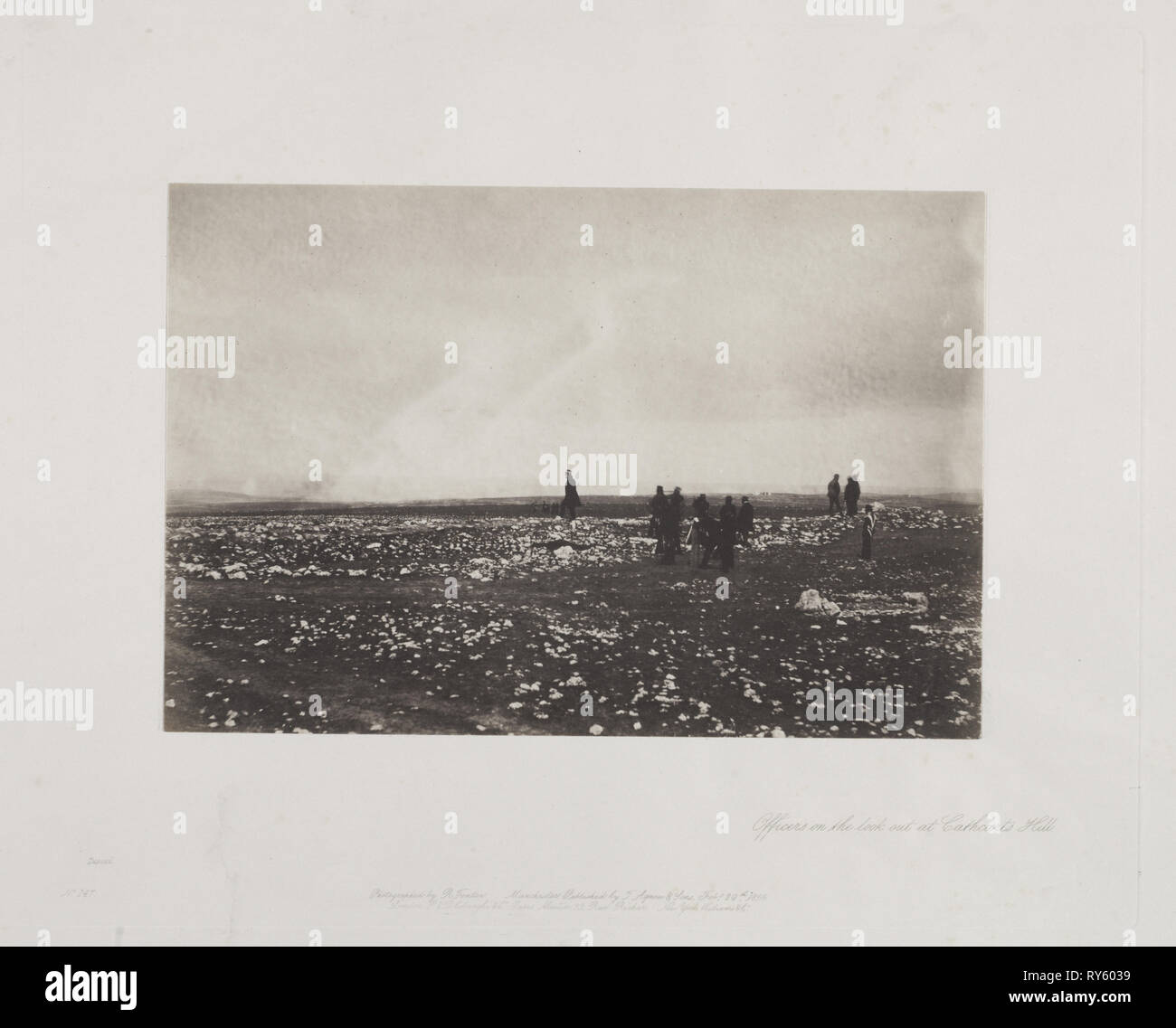 Officers on the Lookout at Cathcart's Hill, 1855. Roger Fenton (British ...