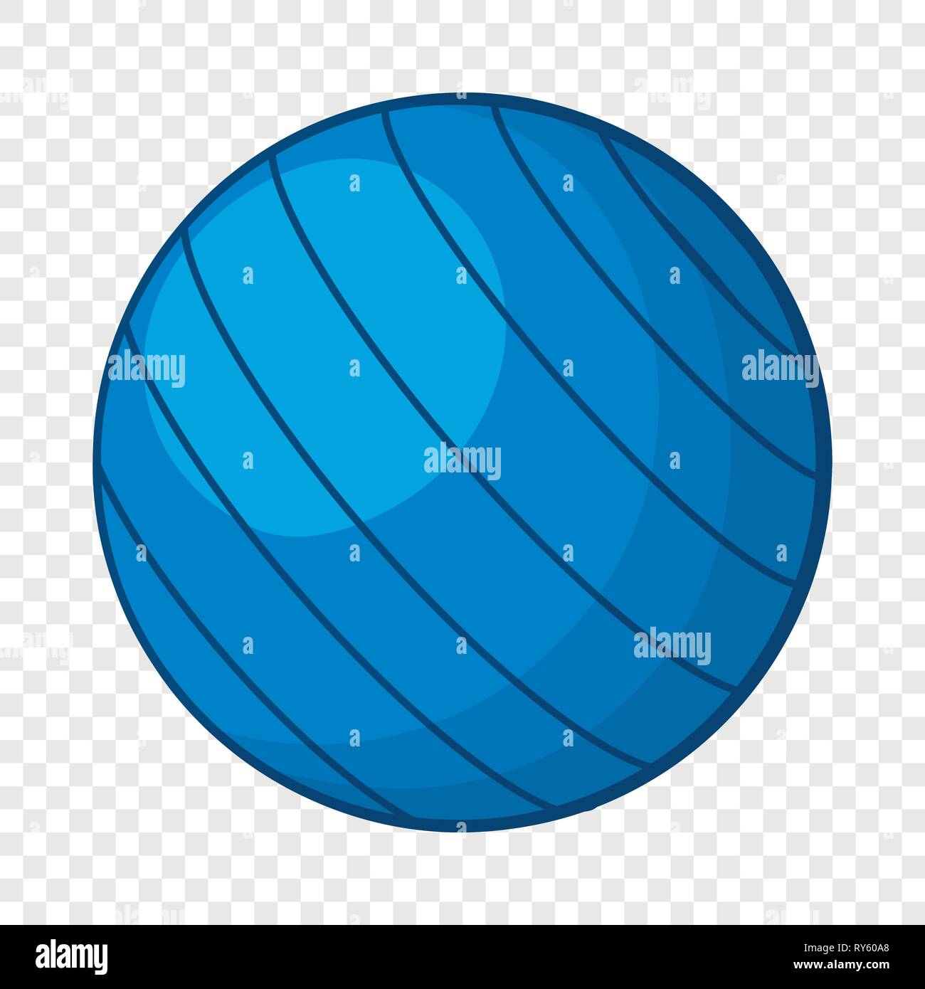 Blue volleyball ball icon, cartoon style Stock Vector Image & Art - Alamy