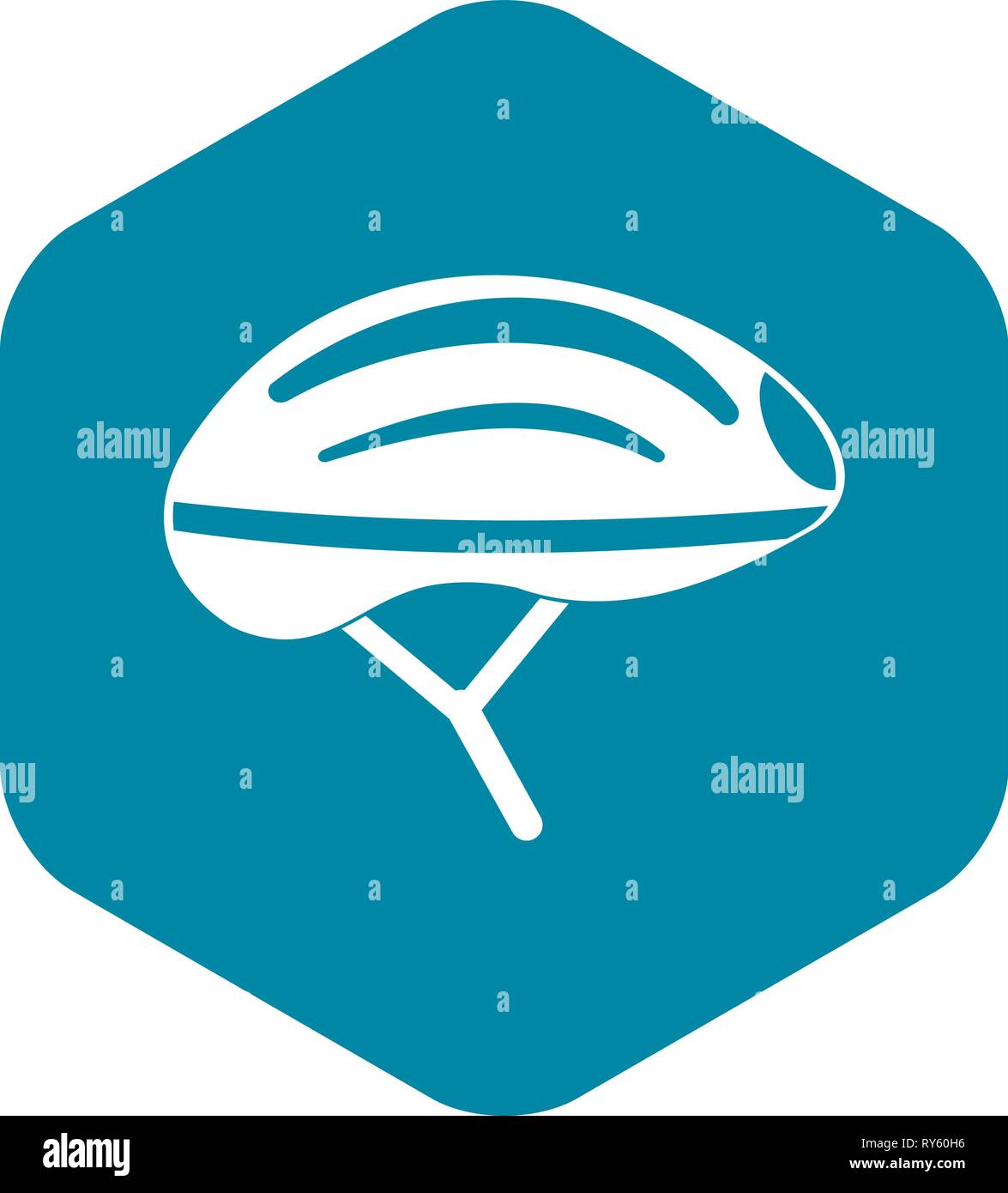 Bicycle helmet icon, simple style Stock Vector Image & Art - Alamy