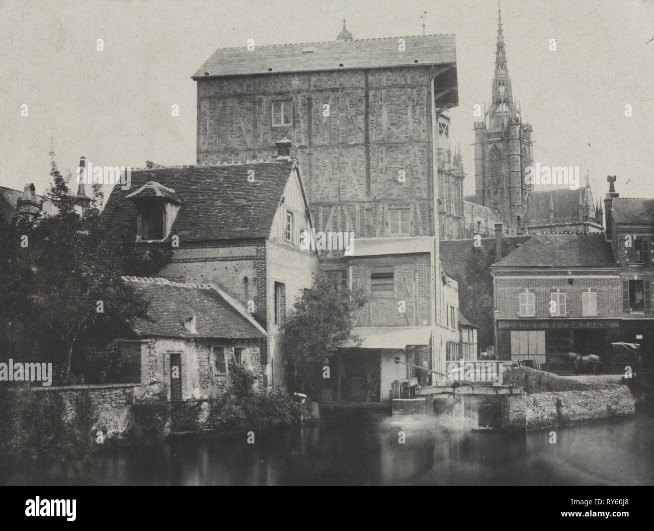 Souvenirs photographiques, pl. 15 (book): View of Évreux, 1850 ...