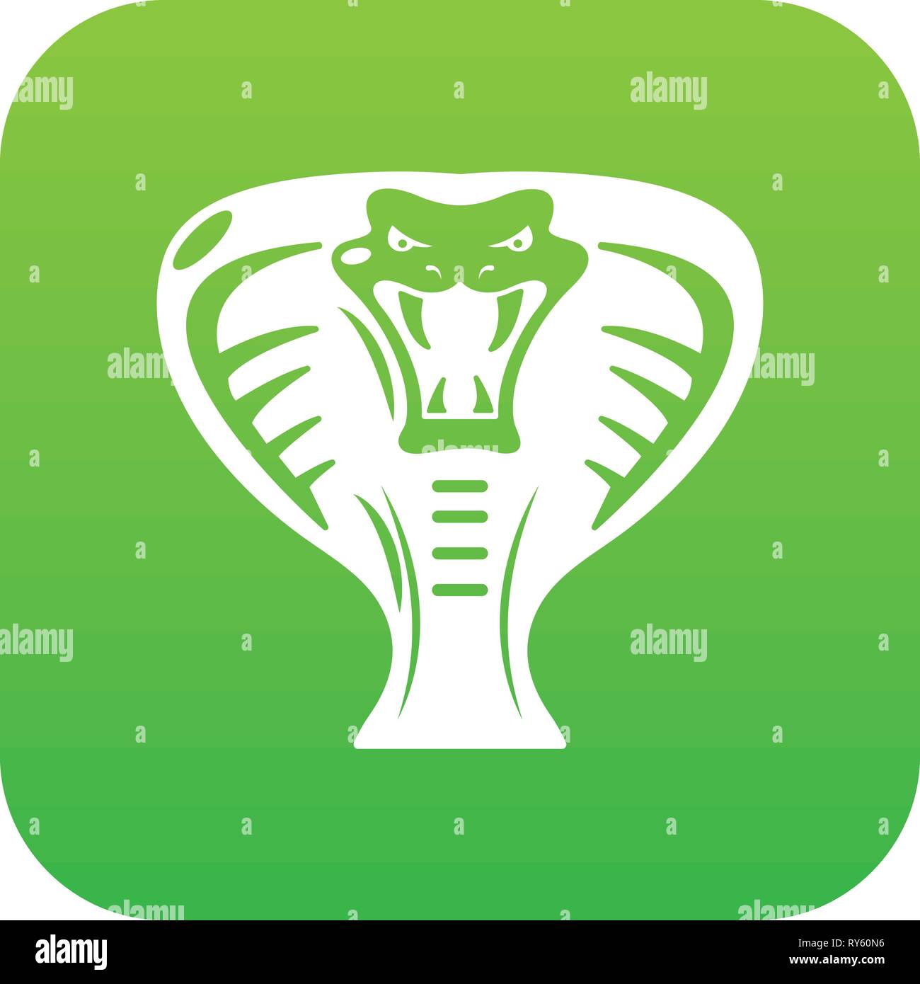 Snake icon, simple style Stock Vector Image & Art - Alamy