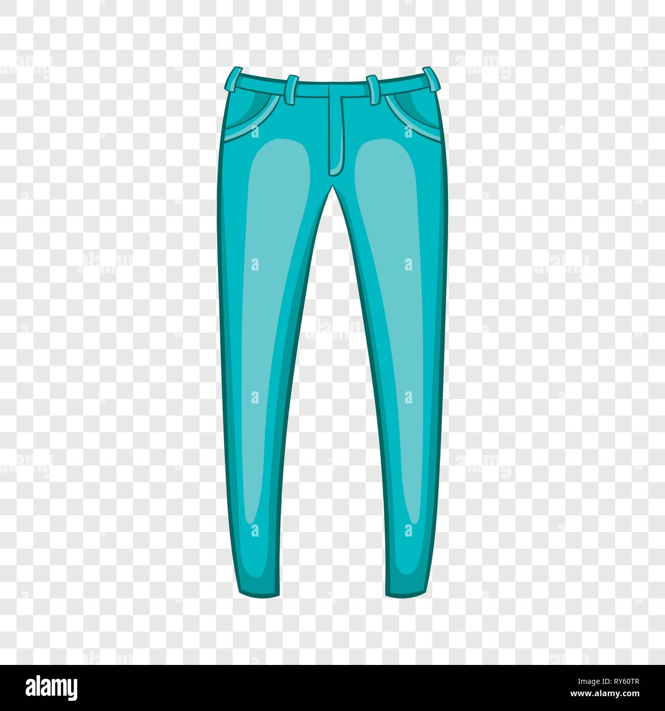 Mens jeans icon, cartoon style Stock Vector Image & Art - Alamy