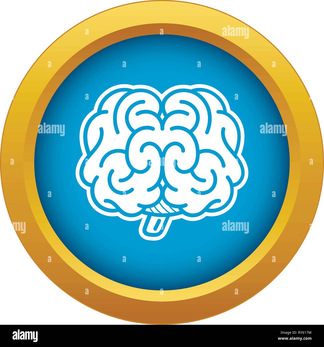 Brain, frontal cortex Stock Vector Images - Alamy