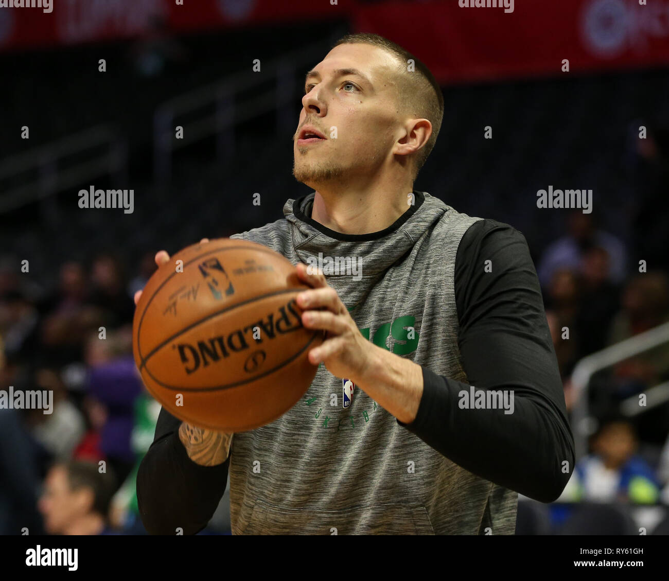 Los Angeles, CA, USA. 11th Mar, 2019. Boston Celtics forward Daniel ...
