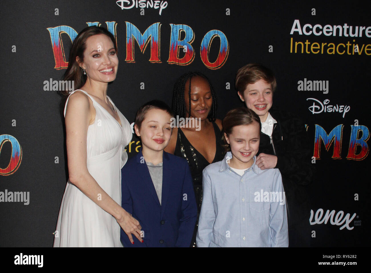 Hollywood California Usa 11th March 2019 Angelina Jolie Knox
