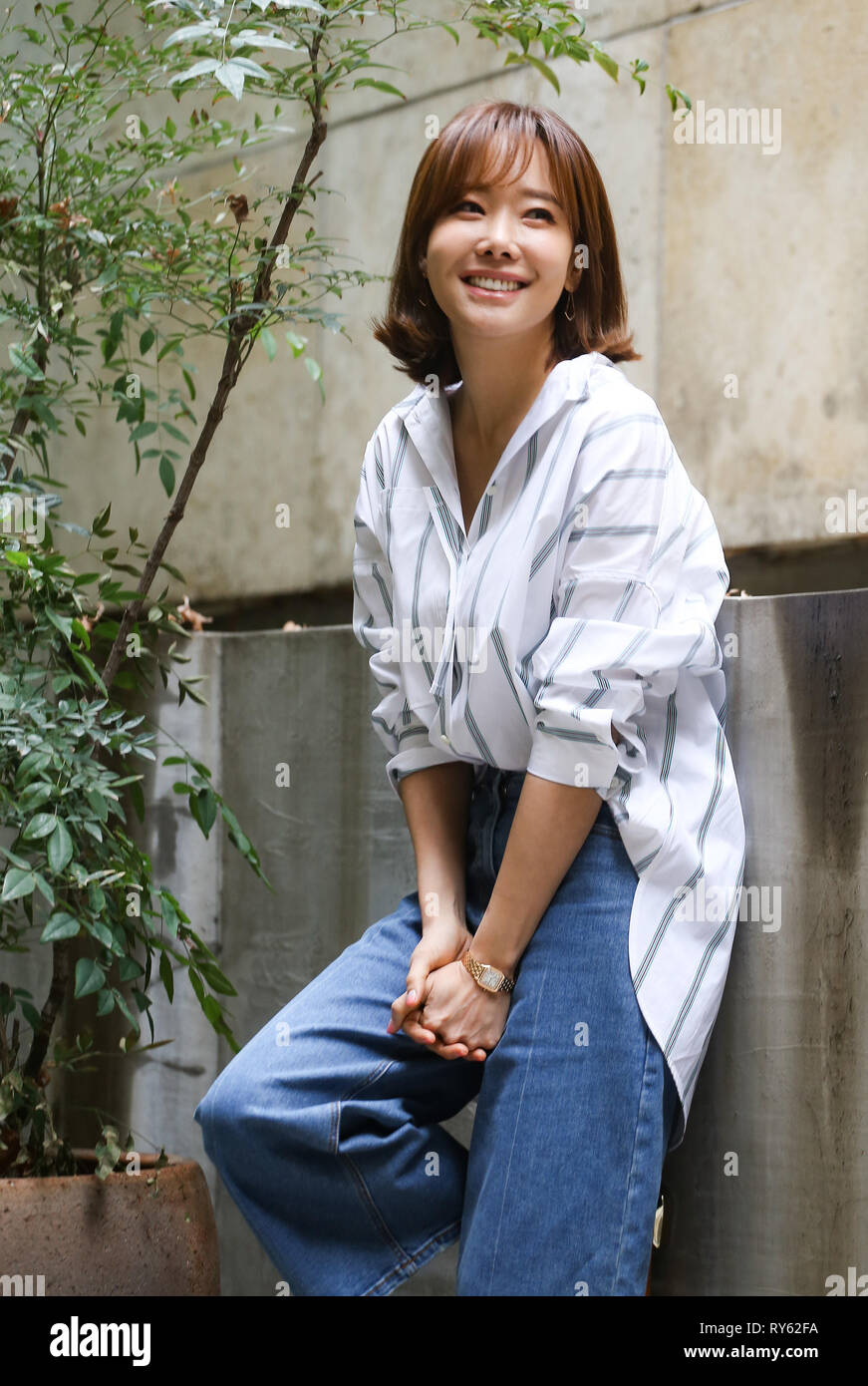 12th Mar, 2019. S. Korean actress So Yoo-jin South Korean actress So ...