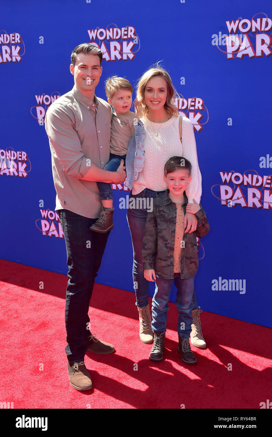 Los Angeles, USA. 10th Mar, 2019. Adam Gregory with wife Sheridan ...